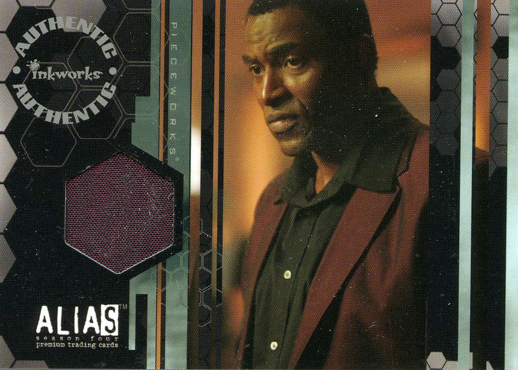 2005 Inkworks Alias Season Four Carl Lumbly Authentic Worn Costume PW6 ...